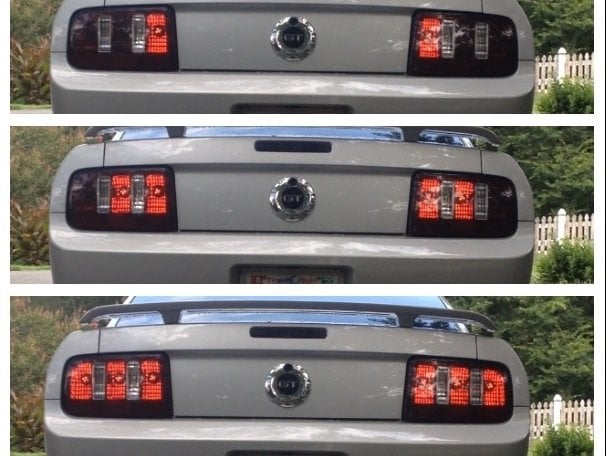 2007 mustang tail lights store