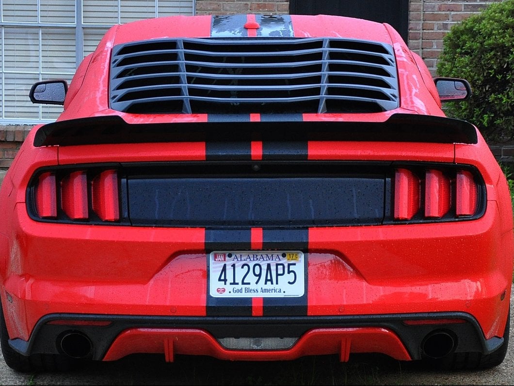 S550 rear window louvers store