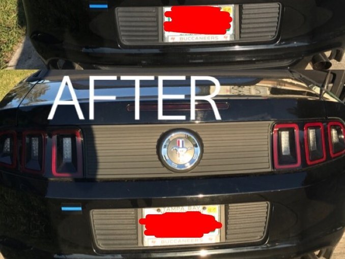 MMD Decklid Panel; Black (13-14 Mustang) | MMD