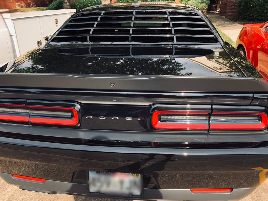 2018 dodge challenger rear window louvers store
