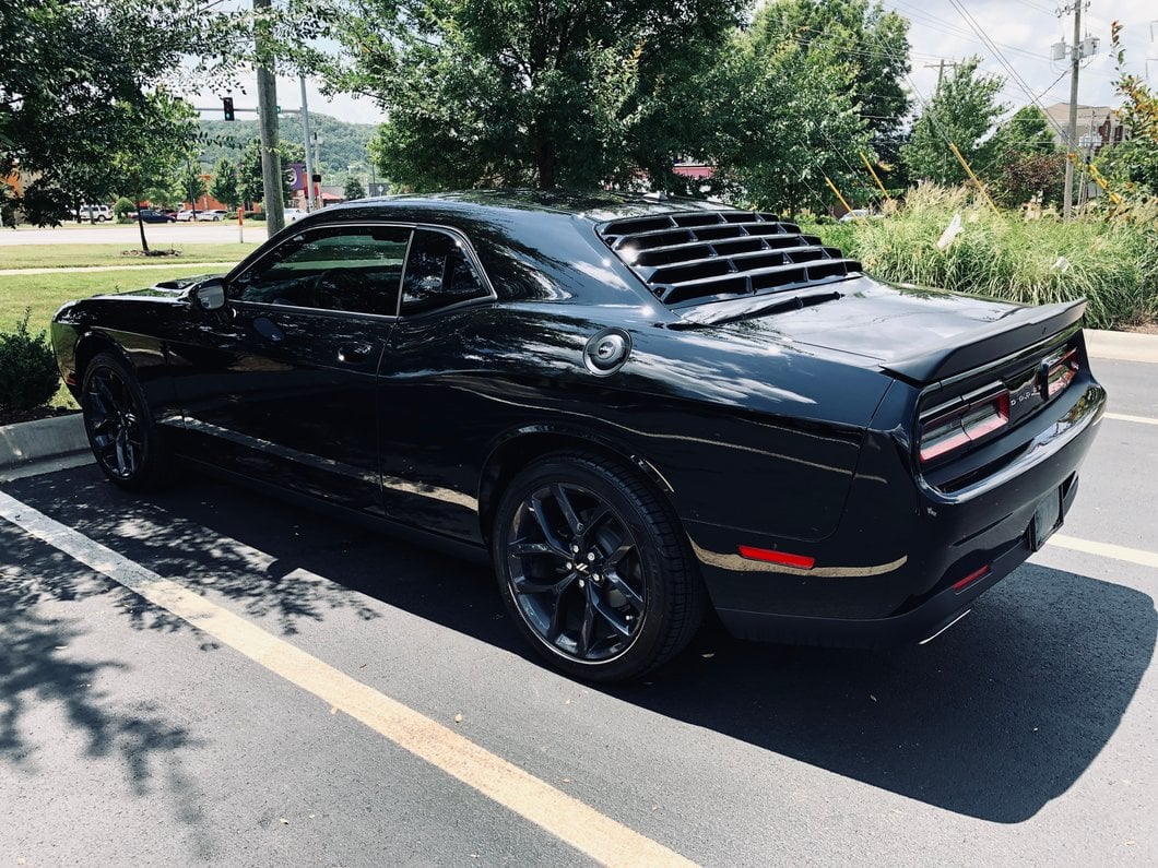 MP Concepts Rear Window Louvers; Gloss Black (08-23 Challenger) | MP ...