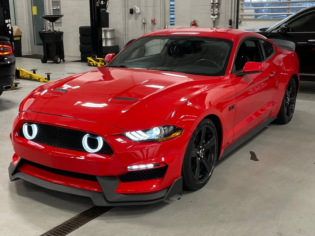 MP Concepts Mach 1 Style Front Bumper with LED Turn Signals; Unpainted ... MP Concepts Mach 1 Style Front Bumper with LED Turn Signals; Unpainted ...