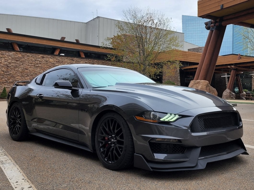 MP Concepts GT350 Style Front Bumper; Unpainted (18-23 Mustang GT ...