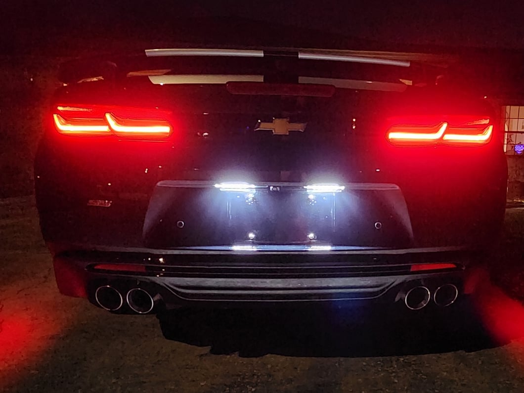 Raxiom Axial Series LED License Plate Lamps (14-17 Camaro) | Raxiom