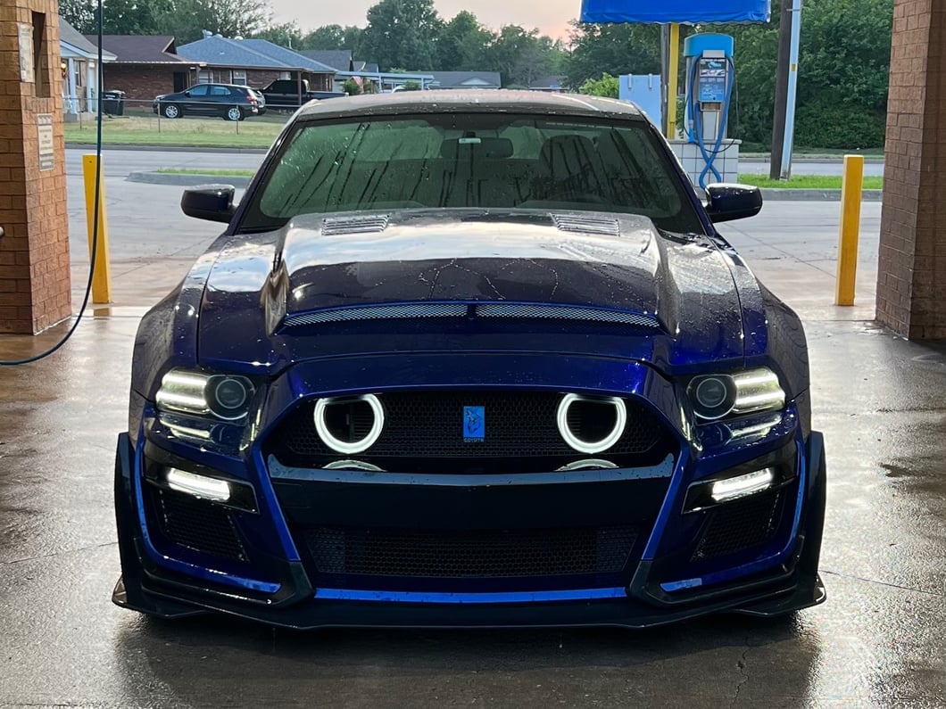 MP Concepts GT500 Style Front Bumper; Unpainted (13-14 Mustang GT, V6 ...