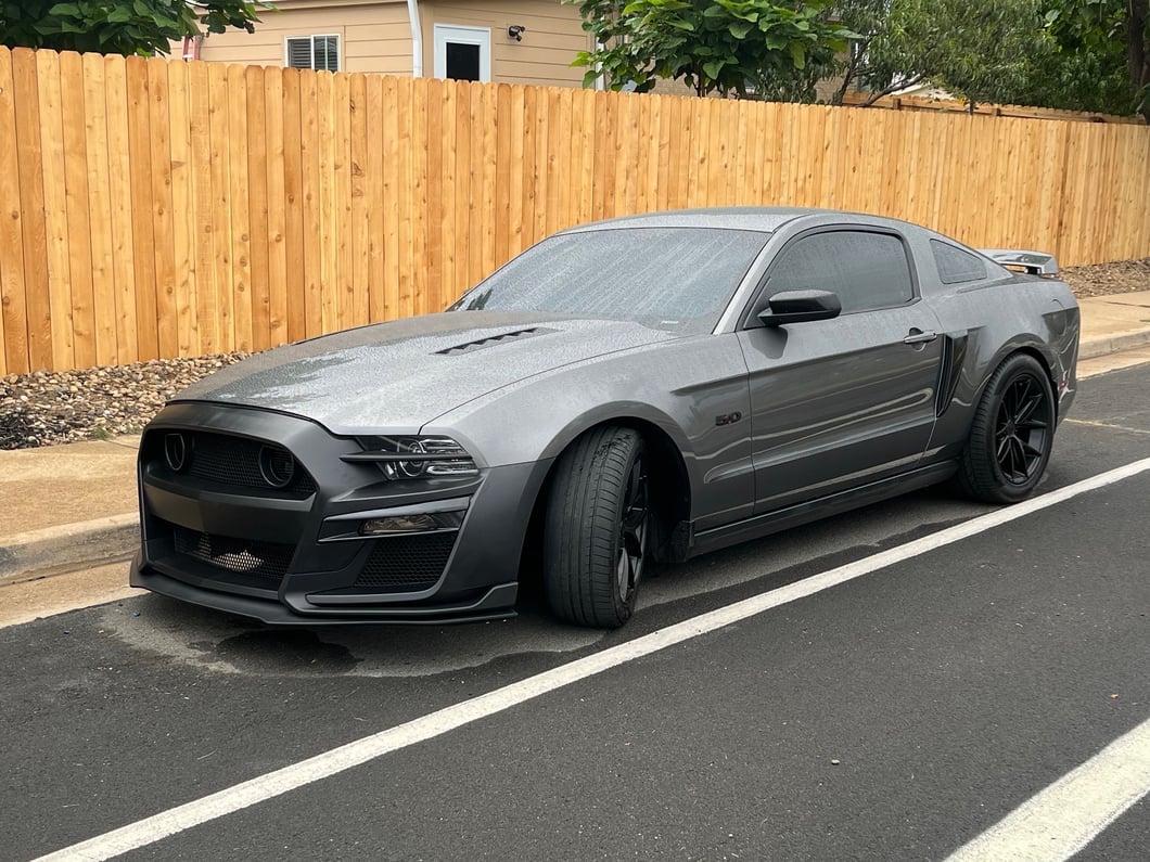 MP Concepts GT500 Style Front Bumper; Unpainted (13-14 Mustang GT, V6 ...